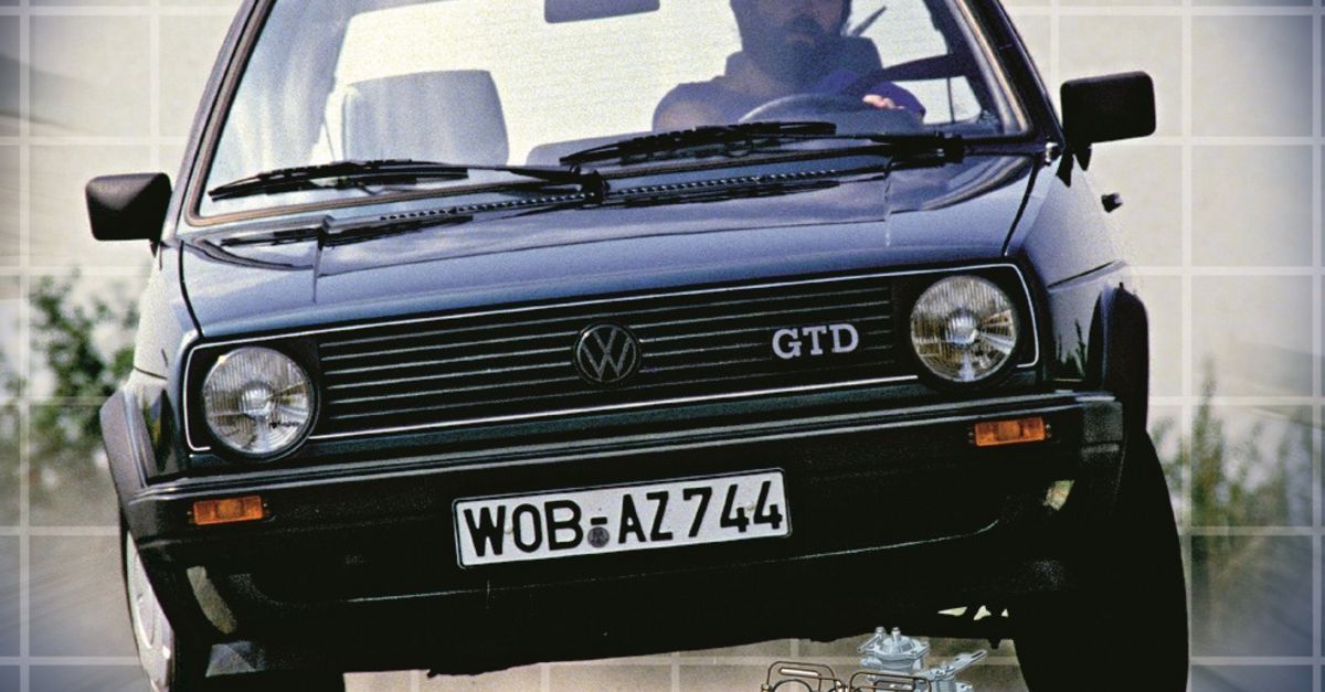 Diesel und Oldtimer? Schon lange. Noch vor dem VW Golf 1976, Volkswagen ...